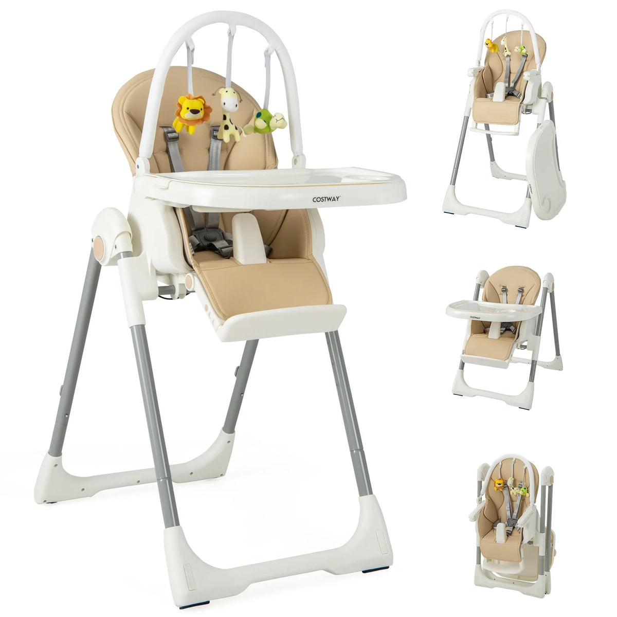 Foldable Baby High Chair – Adjustable & Compact | Little Woolie